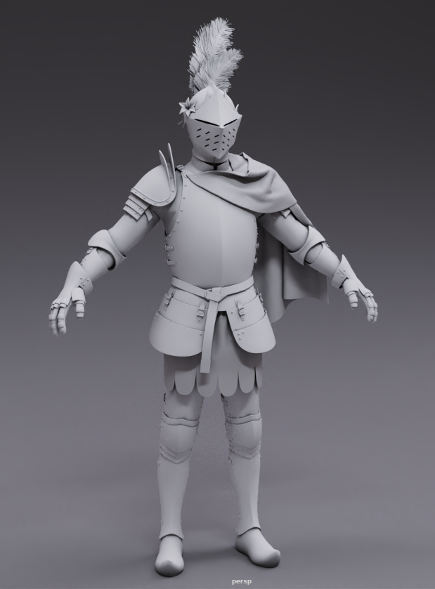 QB: Knight and King – Character Models – Owen Buckley – Sculptor, CG ...